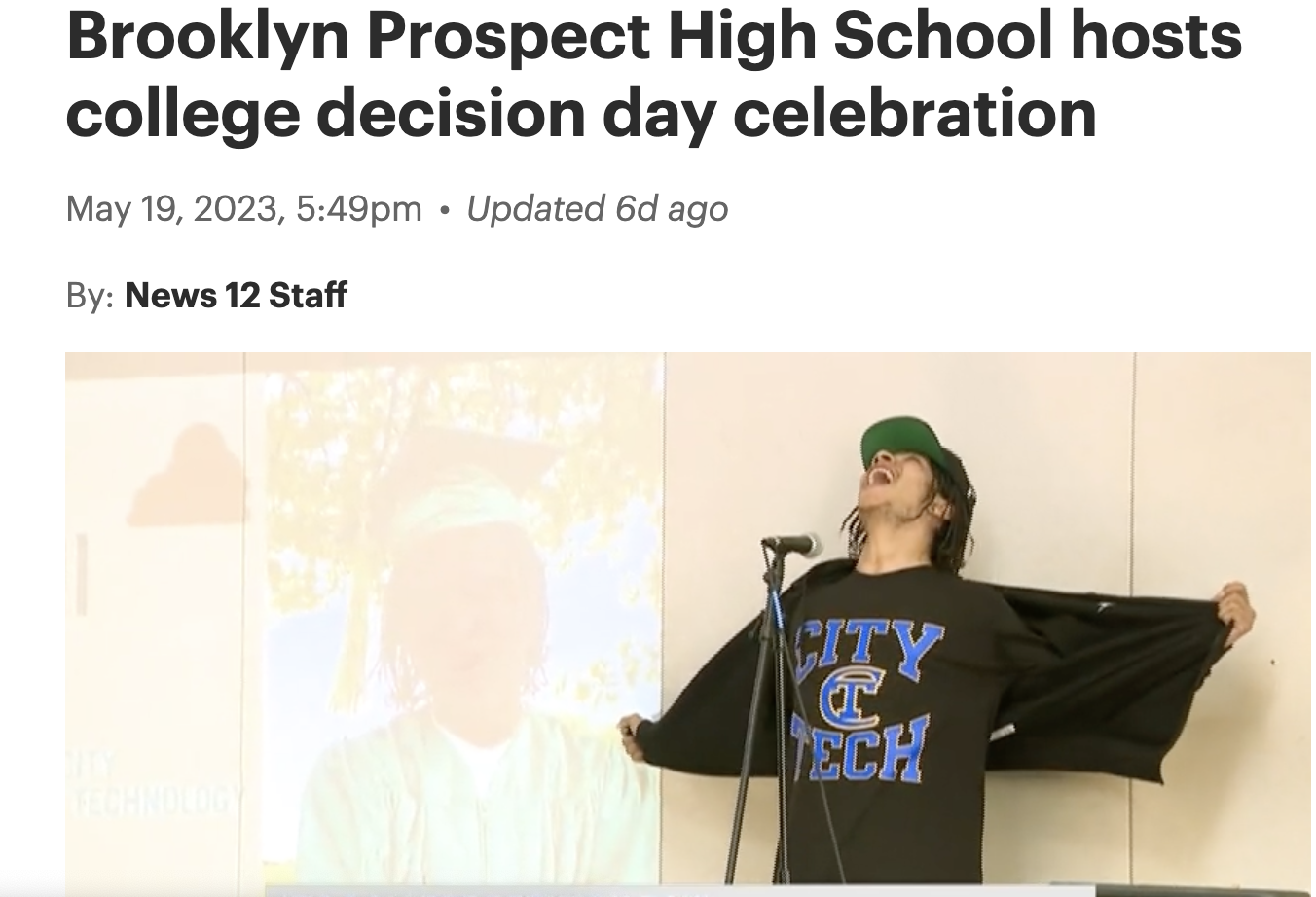 BPHS Class of 2023 Celebrates College Decisions - Brooklyn Prospect ...